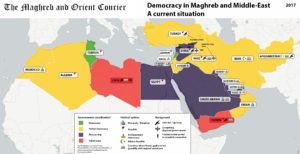 ARAB WORLD MAPS – Democracy in Maghreb and Middle-East - The Maghreb ...